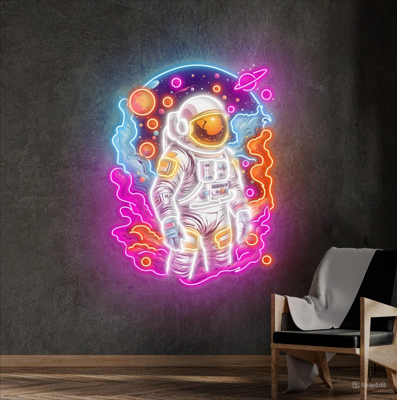 Astronaut & Space – ONE Neon™ Sign